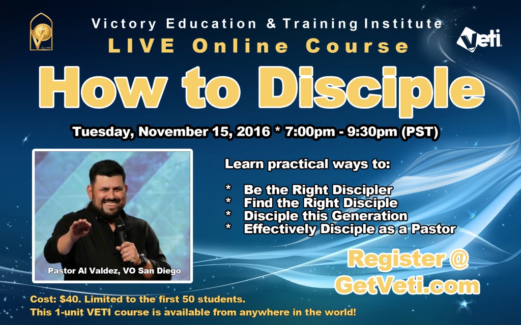 How To Disciple | Victory Outreach InternationalVictory Outreach ...
